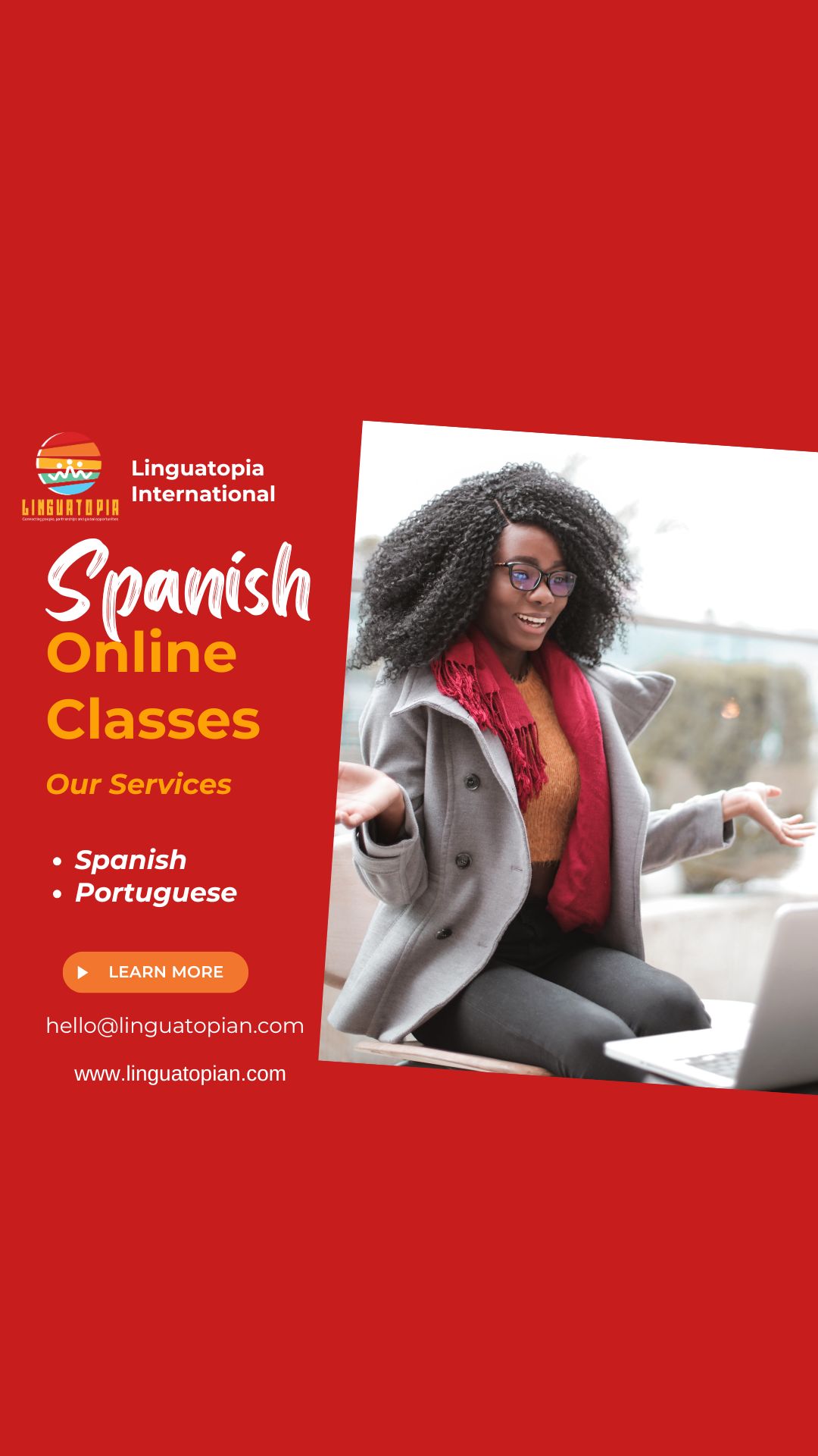 Buy Spanish / Portuguese Classes by Linguatopia International on Selar