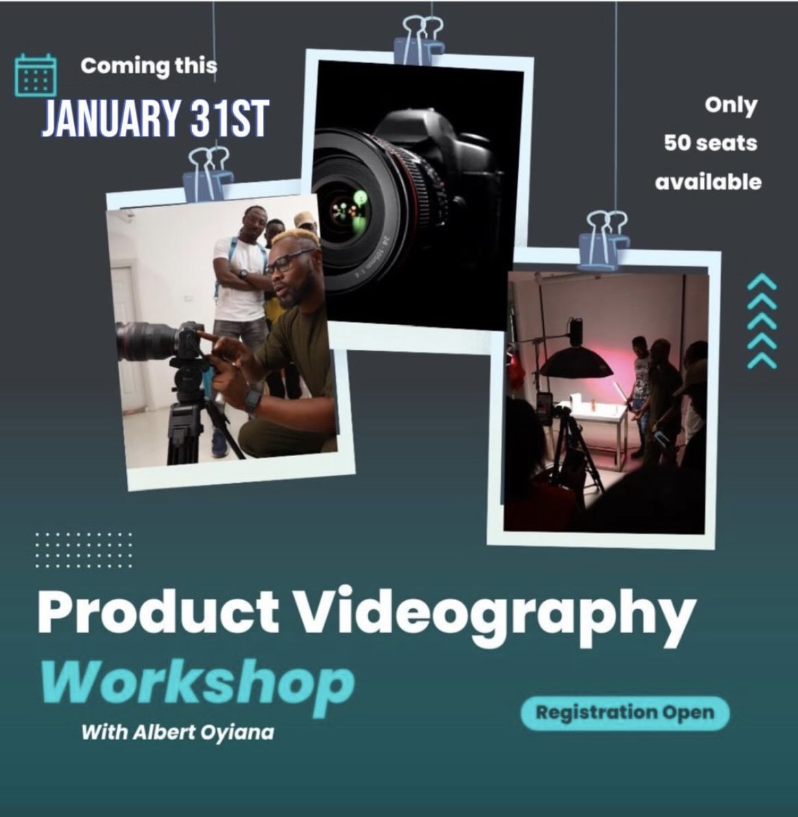 Buy Product Ads Videography Workshop by Albert Oyiana on Selar