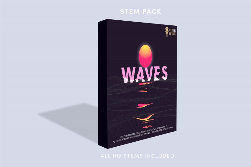 Buy WAVES guitar sample pack by Majordee Loops on Selar