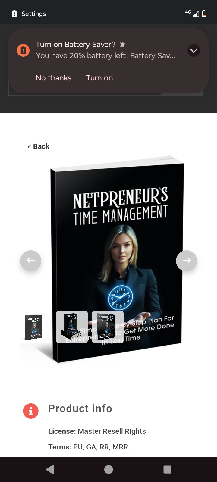 Buy Netpreneurs Time Management by Manger Rashell Cho on Selar