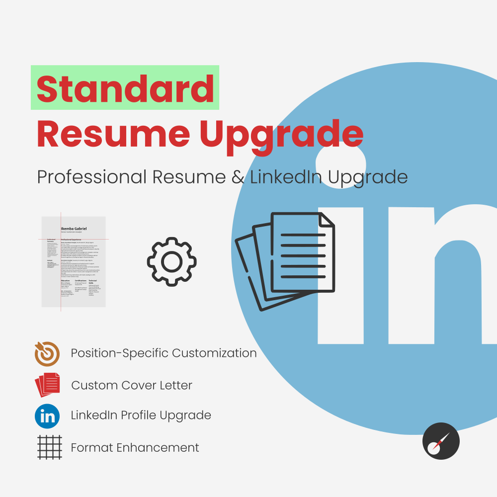Buy Standard Resume Upgrade by Manny Aziba on Selar