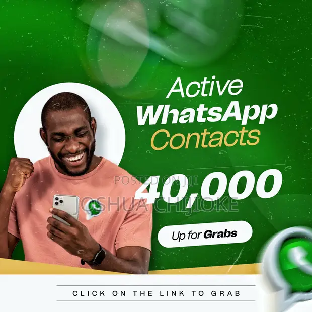 Buy Over 40k Active WhatsApp VCF Contacts by Marcellinus Prevailer on Selar