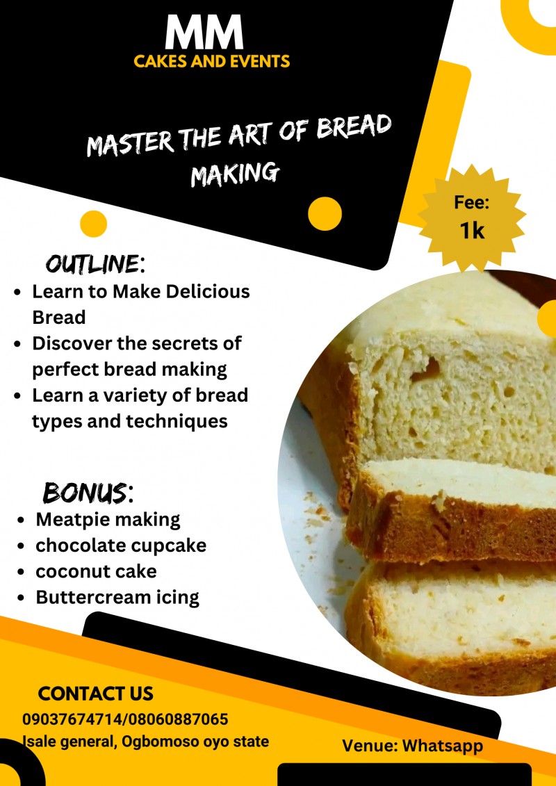 Buy Bread Making Training by Mariam Muritala on Selar