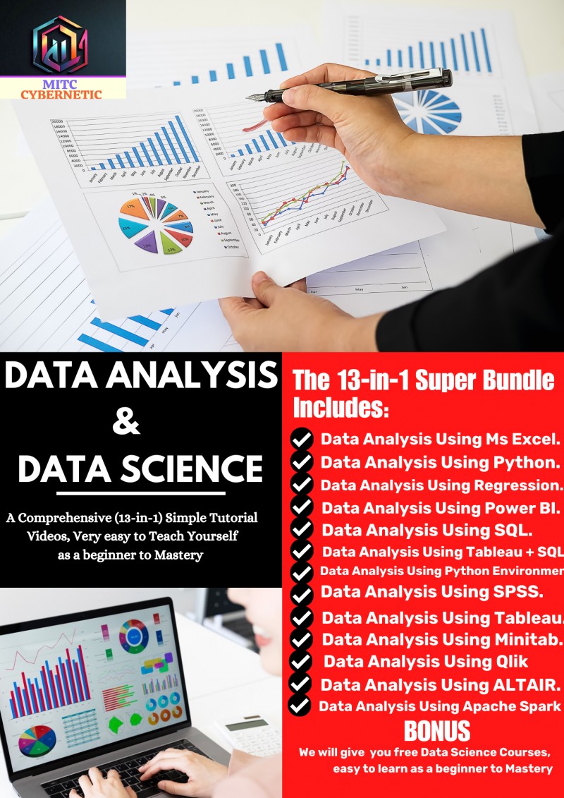 Buy 13-in-1 DATA ANALYSIS AND DATA SCIENCE SUPPER (VIDEOS) BUNDLE by Marvelous Odumu Osu on Selar