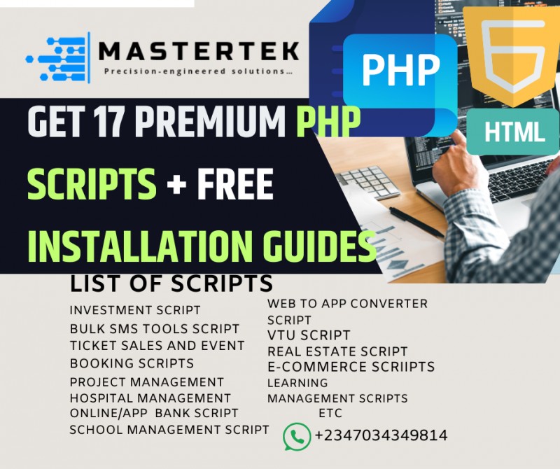 Buy websmart pack (17 powerful script) by MASTERTEK on Selar