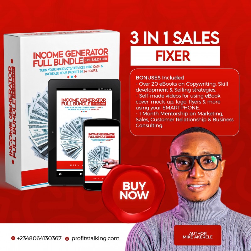 Buy Income Generator Full Bundle by Profits Talking on Selar