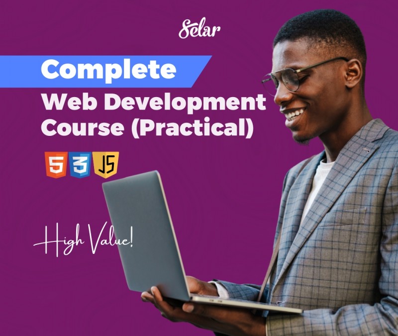 Buy WEB DEVELOPMENT (COURSE + CERTIFICATION) by Michael Ndefo on Selar
