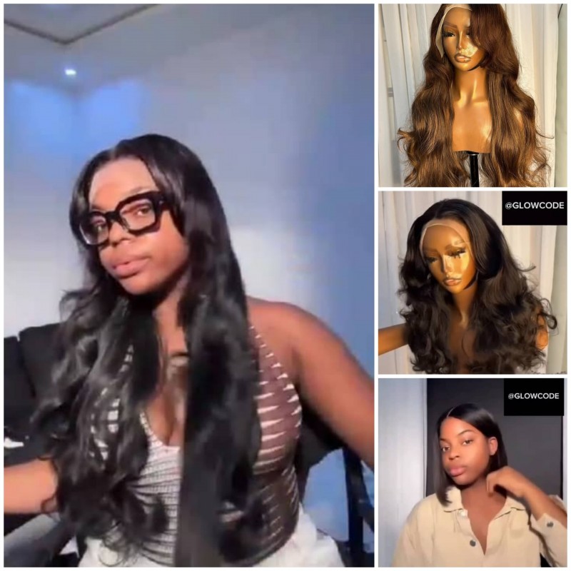 Buy Student Bob wig, wig Natalie, full frontal hair (black), full ...