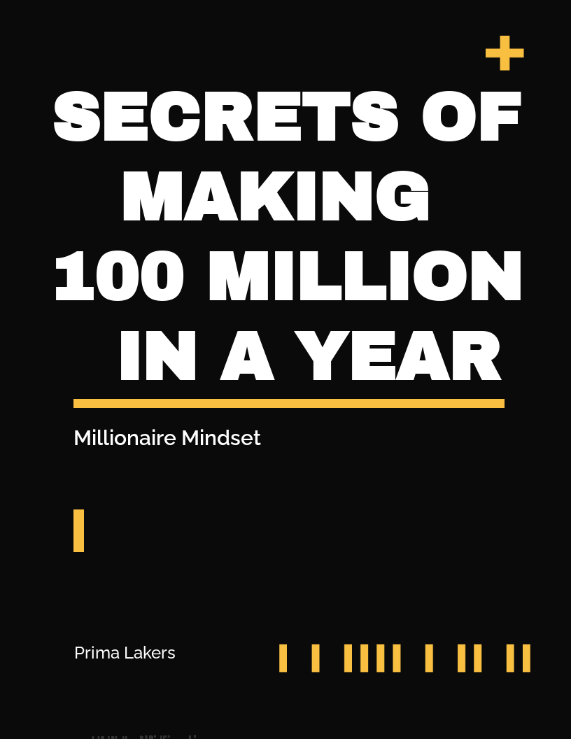 Buy SECRETS OF MAKING 100 MILLION IN A YEAR by MILLIONAIRE MINDSET on Selar