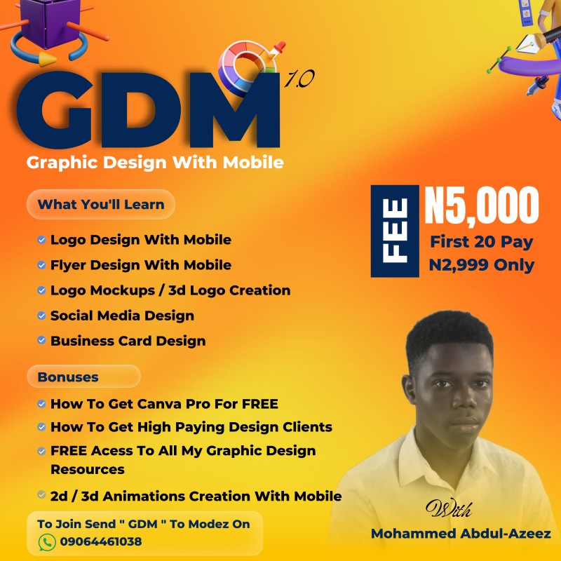 Buy Graphic Design With Mobile 1.0 by Mohammed Abdul-Azeez on Selar