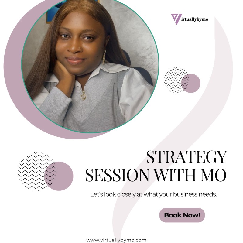 Buy Strategy Session with Mo by Modupe Abdullahi on Selar
