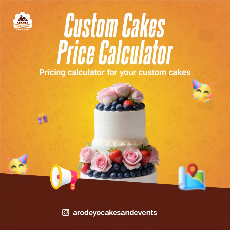 Buy Custom Cake Price Calculator by Mojisola Lala on Selar