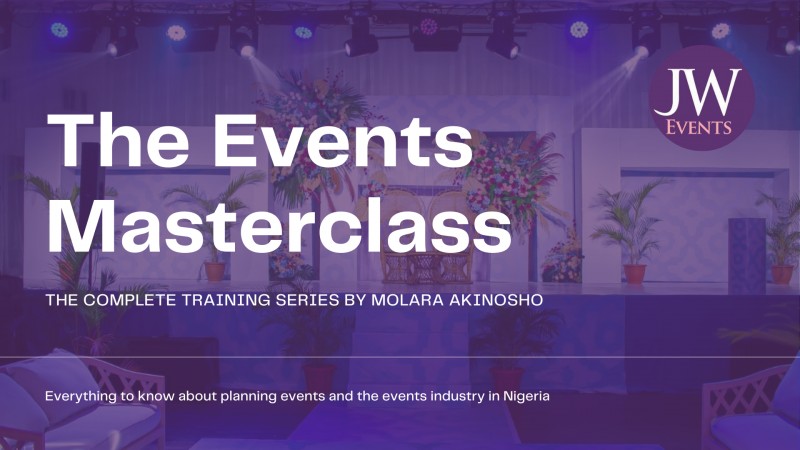 Buy Events Masterclass | Chapter 1 by Omolara Akinosho on Selar