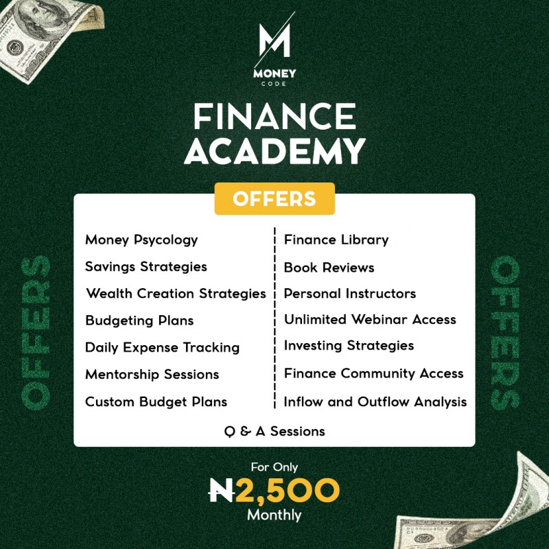 Subscribe Money Code Finance Academy Subscription by MONEY CODE on Selar