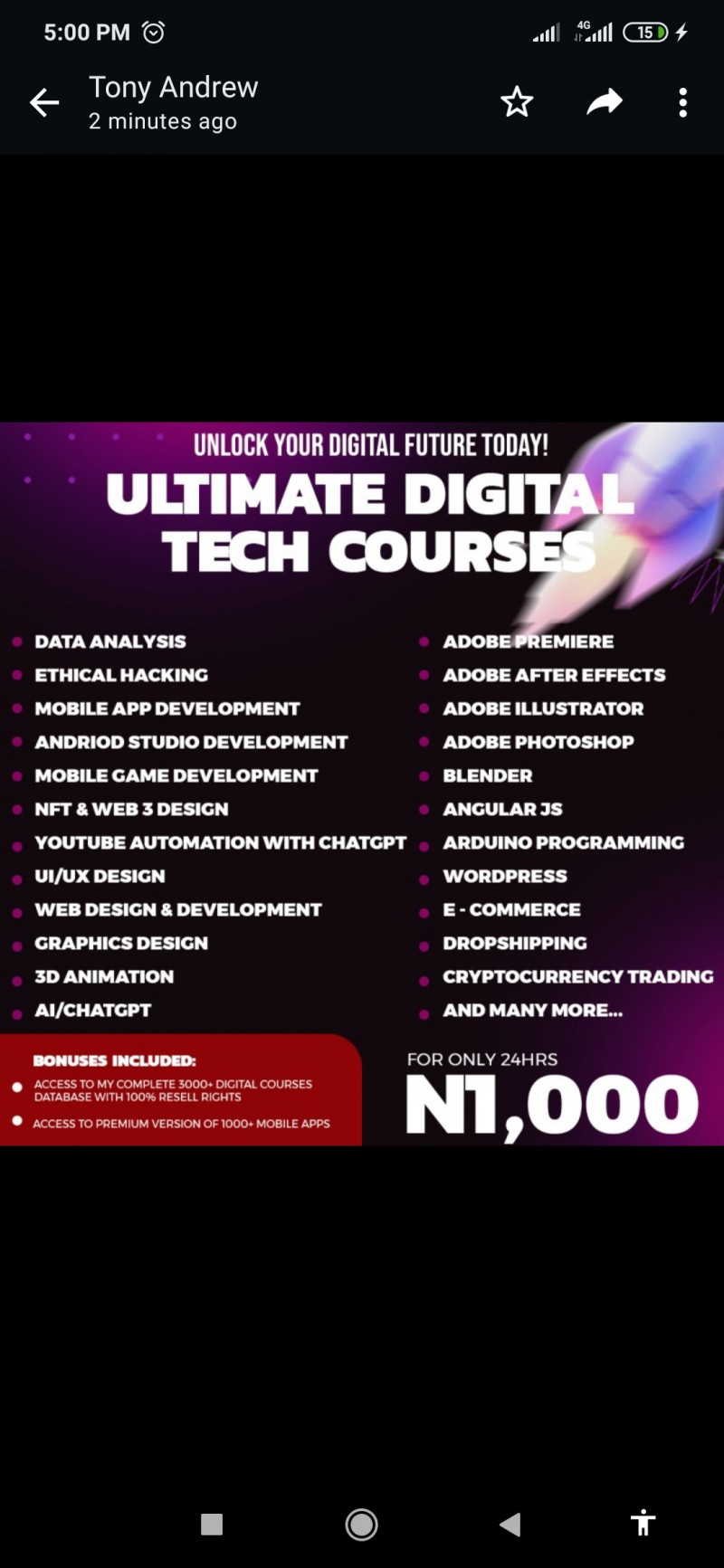 Buy ULTIMATE DIGITAL TECH COURSES by COACH LEON on Selar