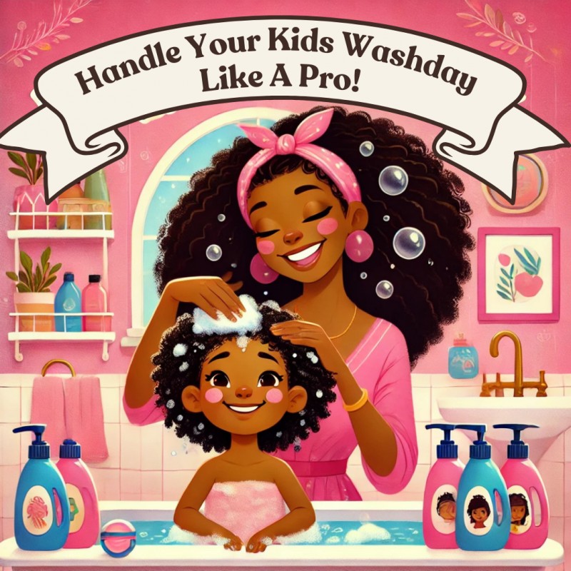 Buy Handle Your Kids Washday Like A Pro! by MummyMo Haircare on Selar