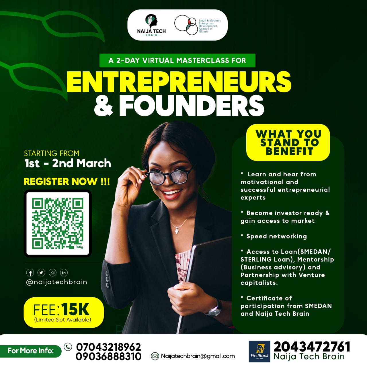 Buy Master Class Ticket by Naija Tech Brain on Selar
