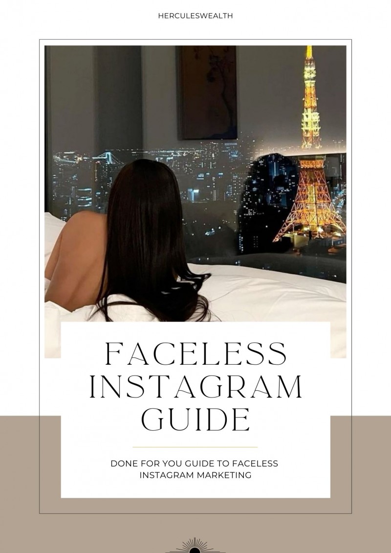 Buy Faceless INSTAGRAM guide(Done for you guide to faceless Instagram ...