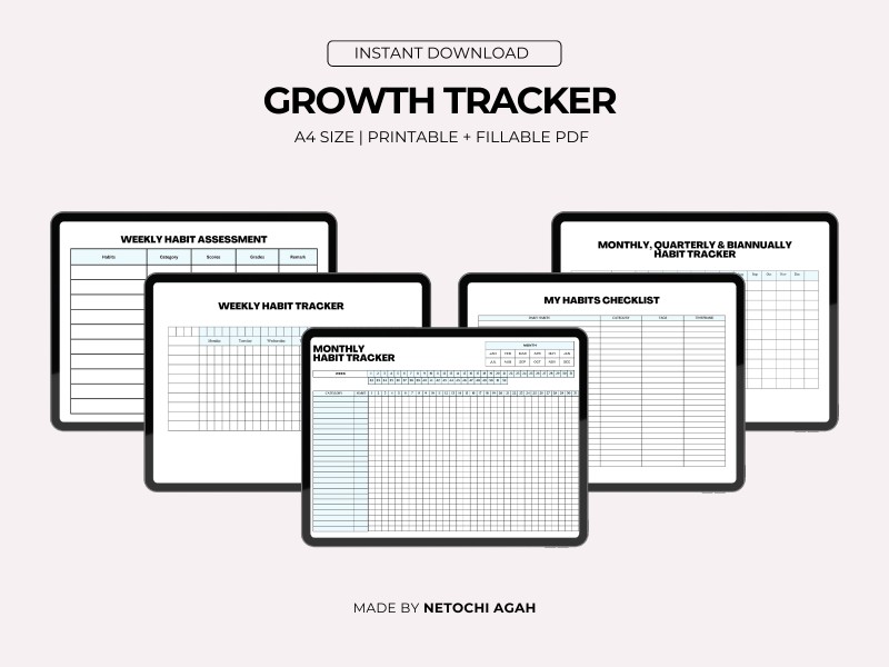 Buy Personal Growth and Habit Tracker by Netochi Agah on Selar