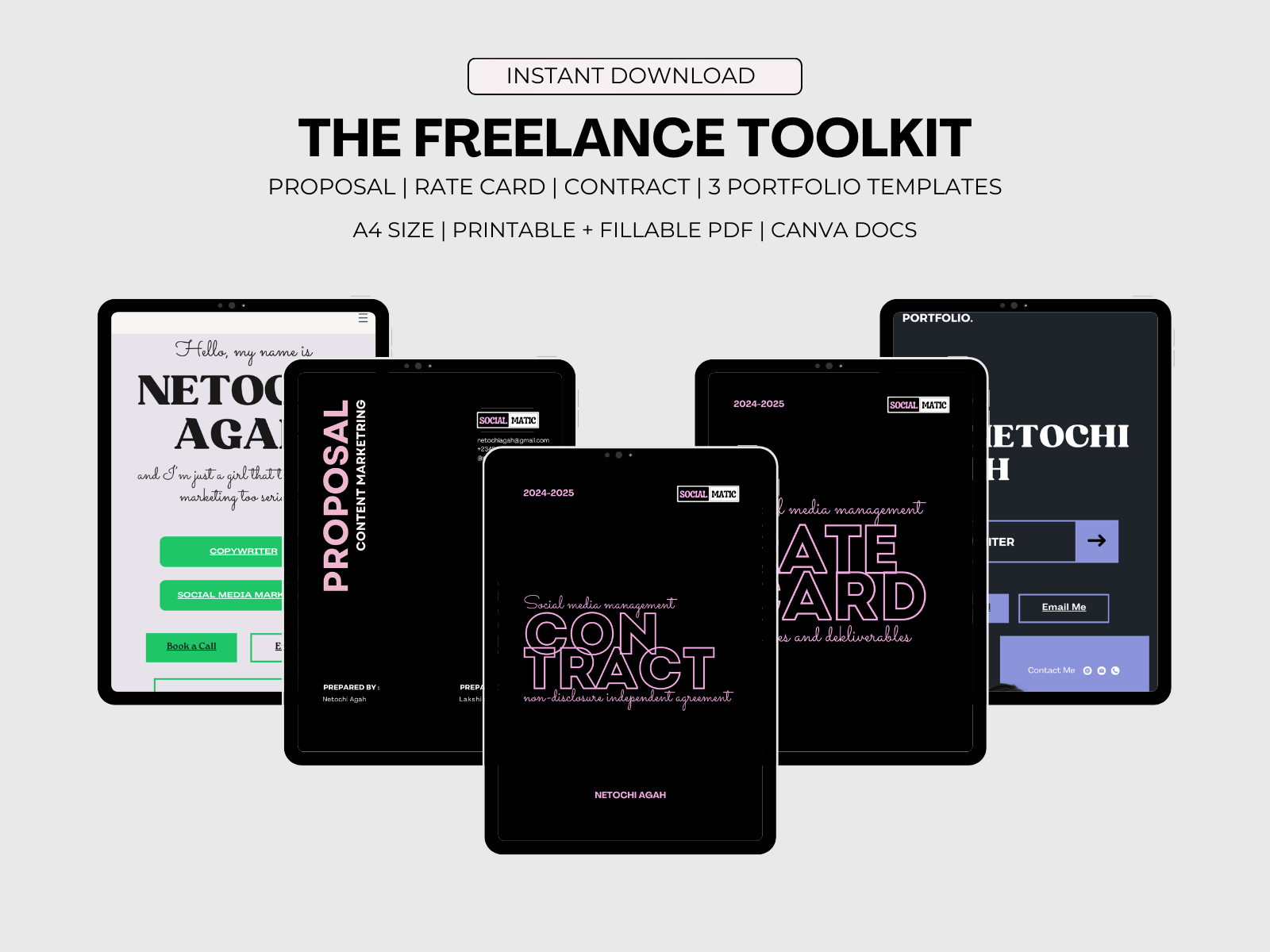 Buy The Freelance Starterpack Toolkit by Netochi Agah on Selar