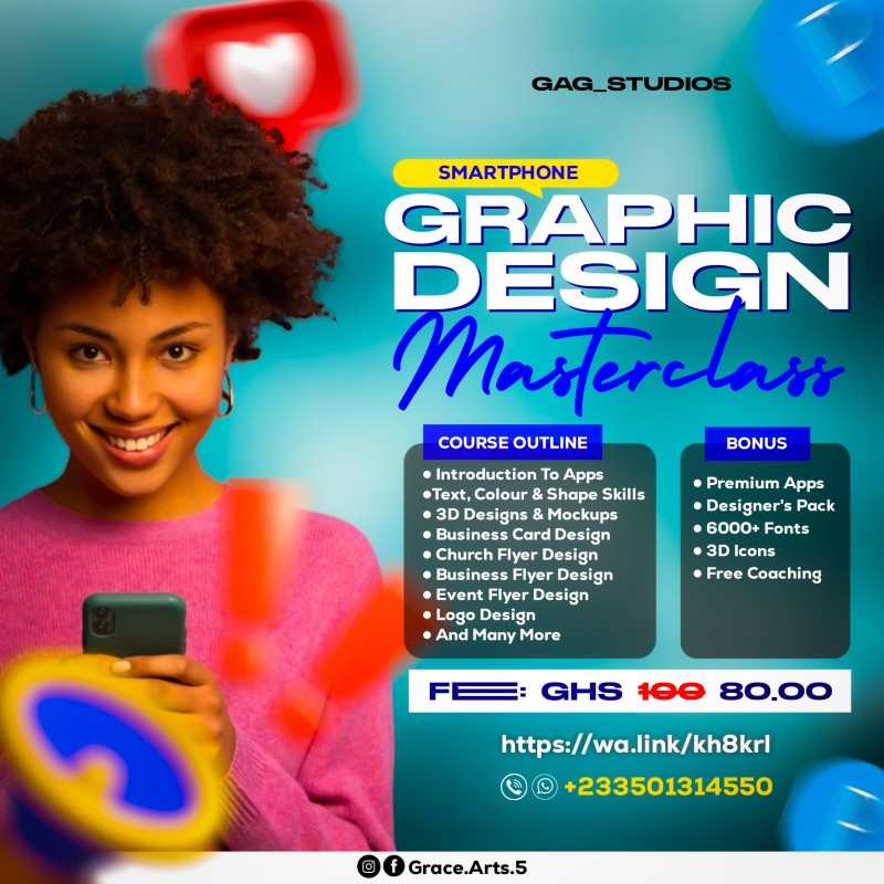 Buy Ultimate Smartphone Graphic Design Masterclass Course by SKILLSHUB LTD on Selar