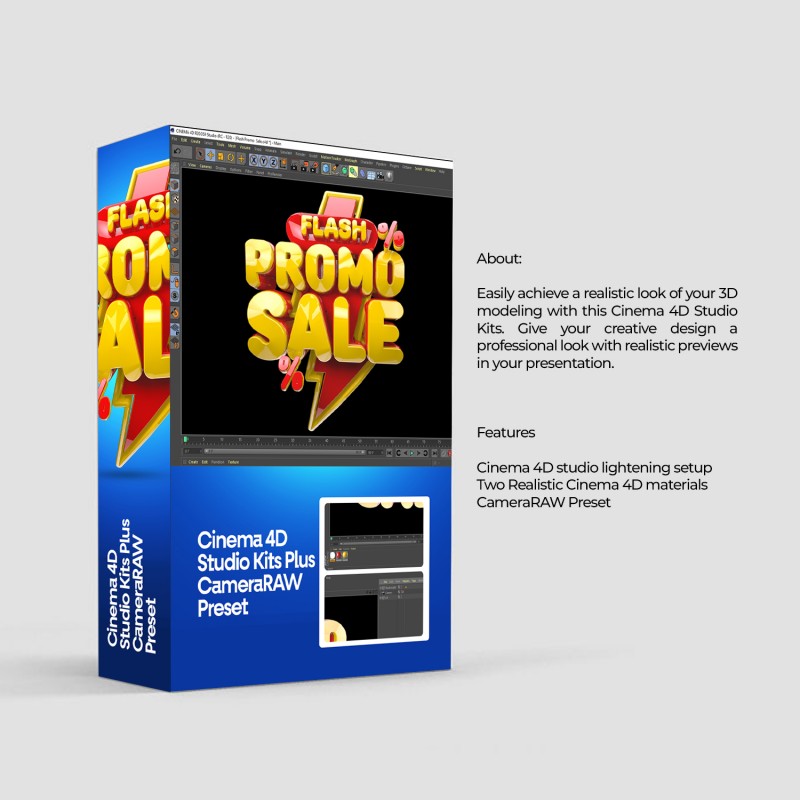 Buy Cinema 4D Studio Kits by nickstudio™ on Selar