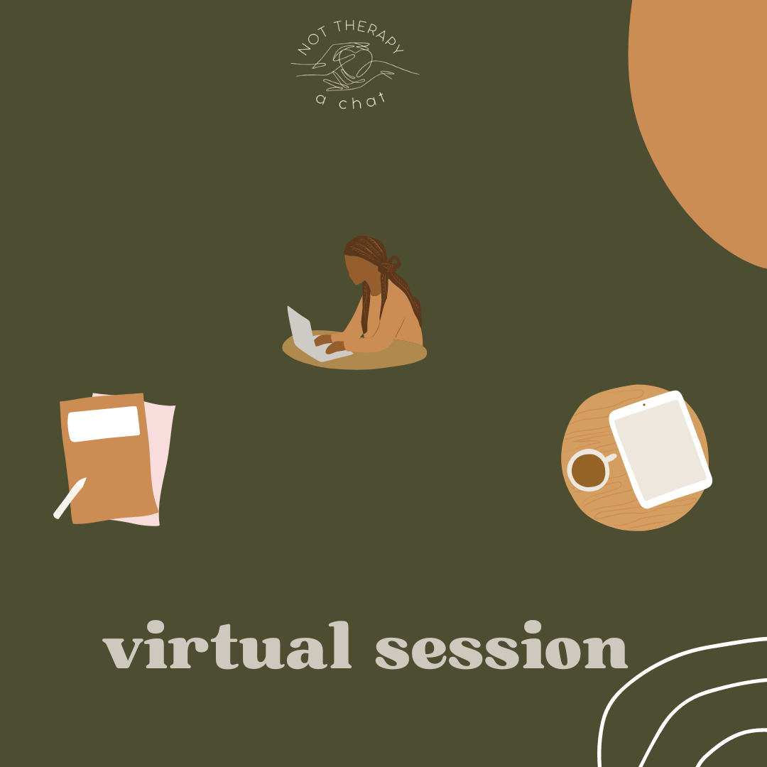 Buy Virtual Session by Not Therapy a Chat on Selar
