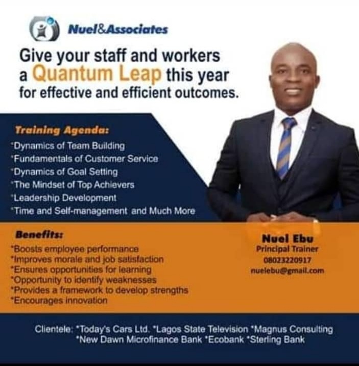 Get PERSONAL EFFECTIVENESS TRAINING PROGRAM by Nuel Ebu on Selar