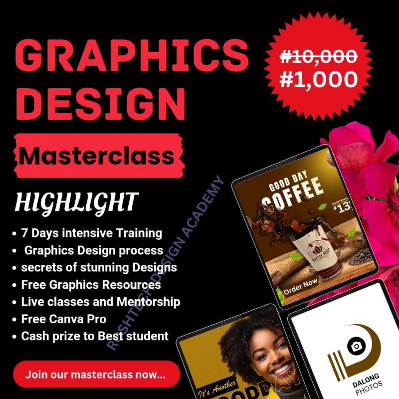 Buy Graphics design masterclass by Nurudeen Roqeeb adeola on Selar