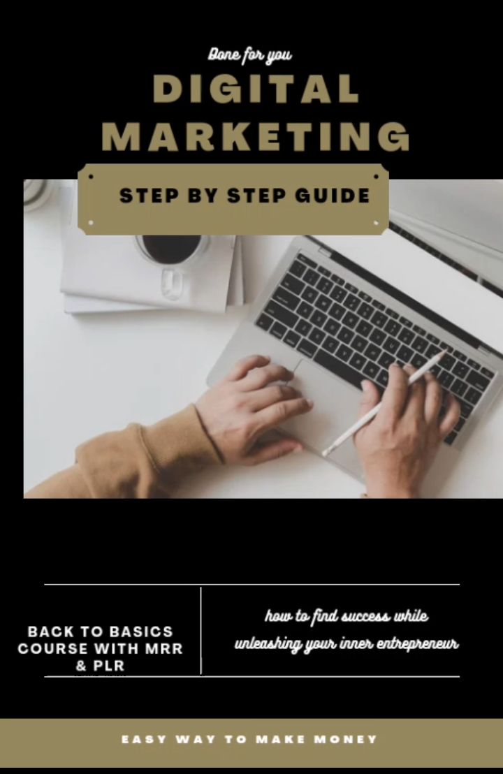 Buy Back to basic digital marketing with MPR&PLR|master resale right ...