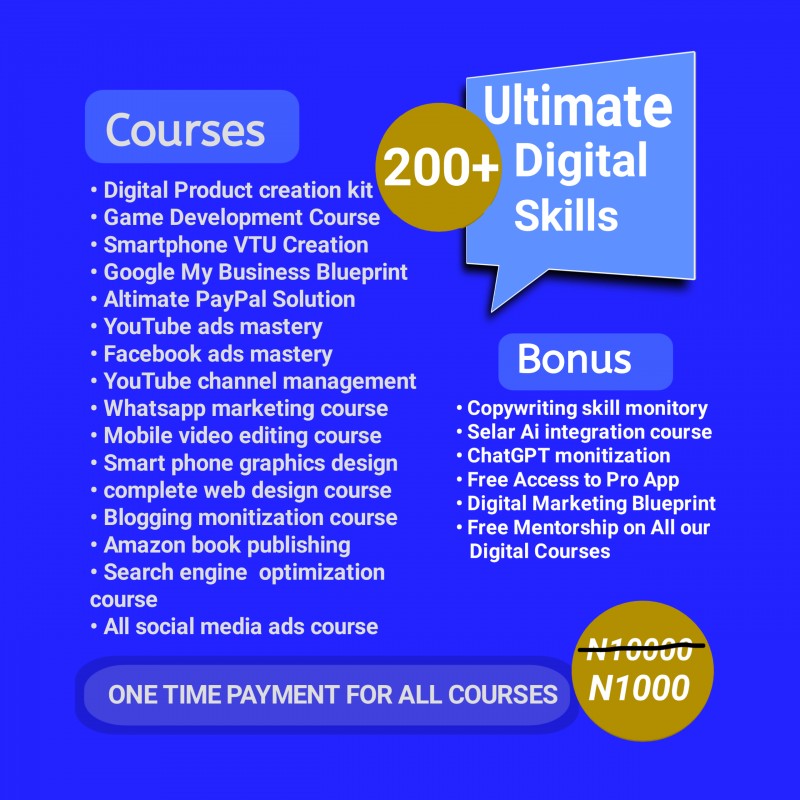 Buy Ultimate Digital Skills by WebSkills Hub on Selar