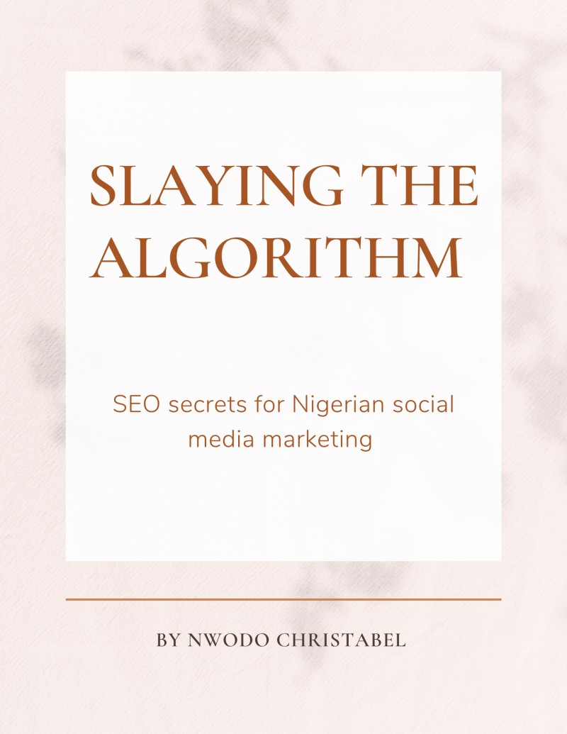 Buy SLAYING THE ALGORITHM; SEO secrets for Nigerian social media ...