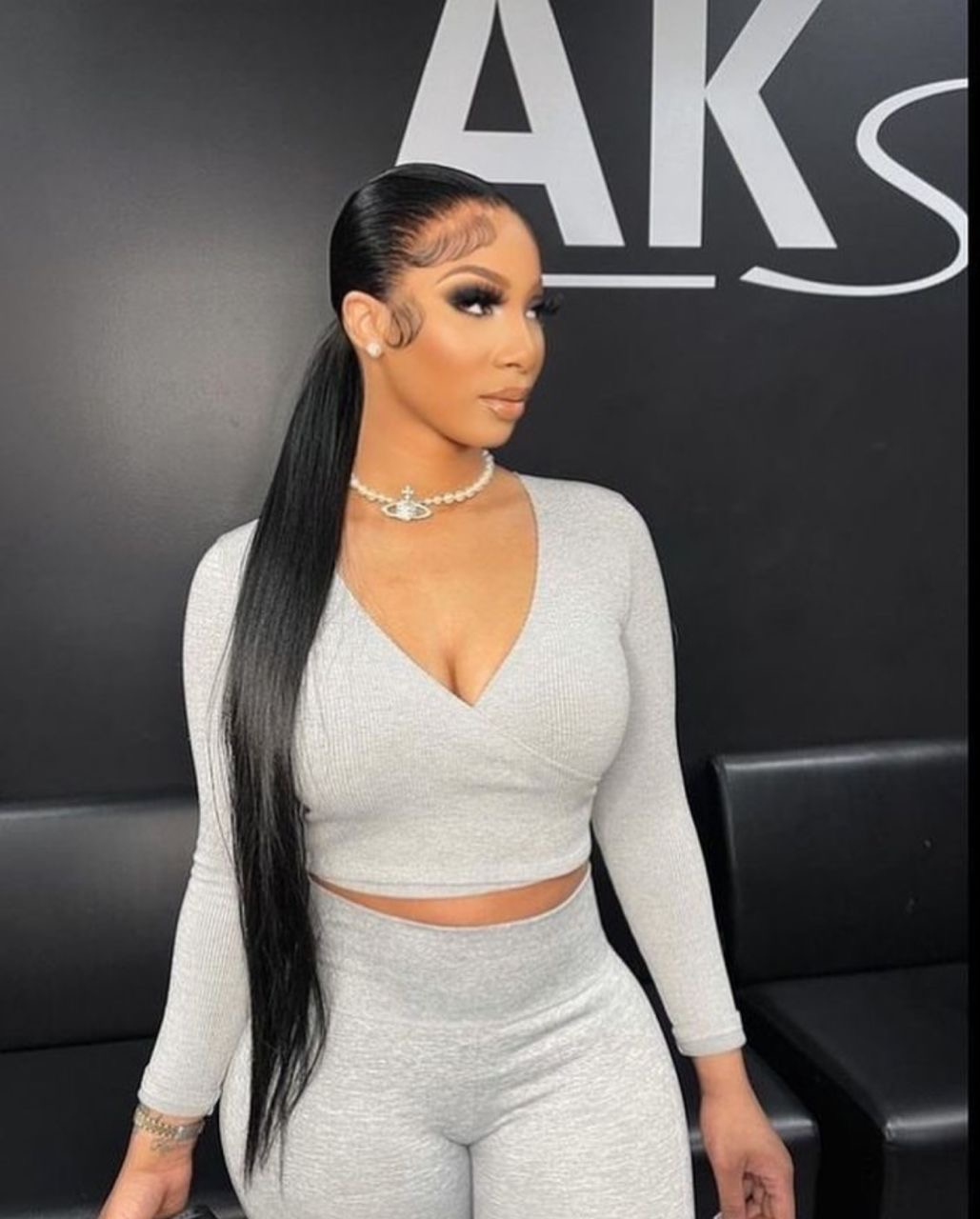 Buy 💯 human hair frontal & Blend ponytail by Nwoke precious on Selar