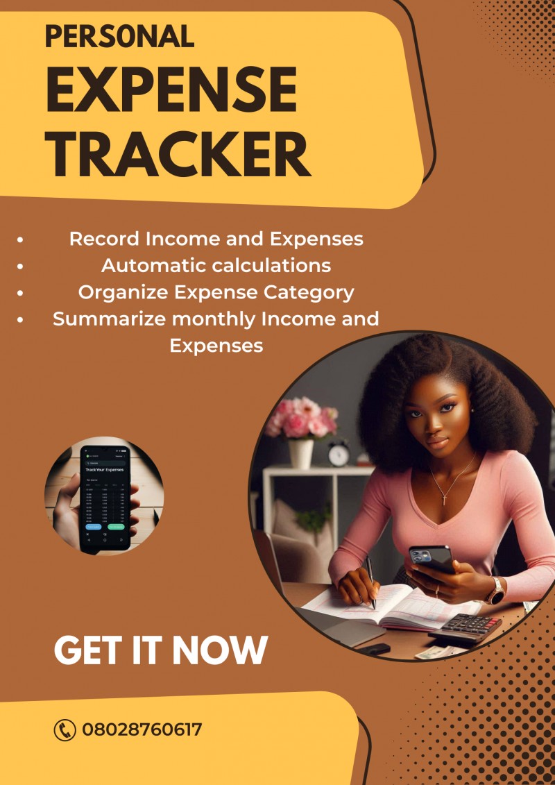 Buy AUTOMATED EXPENSES WORKSHEET TRACKER by OBINWA CHIAMAKA on Selar