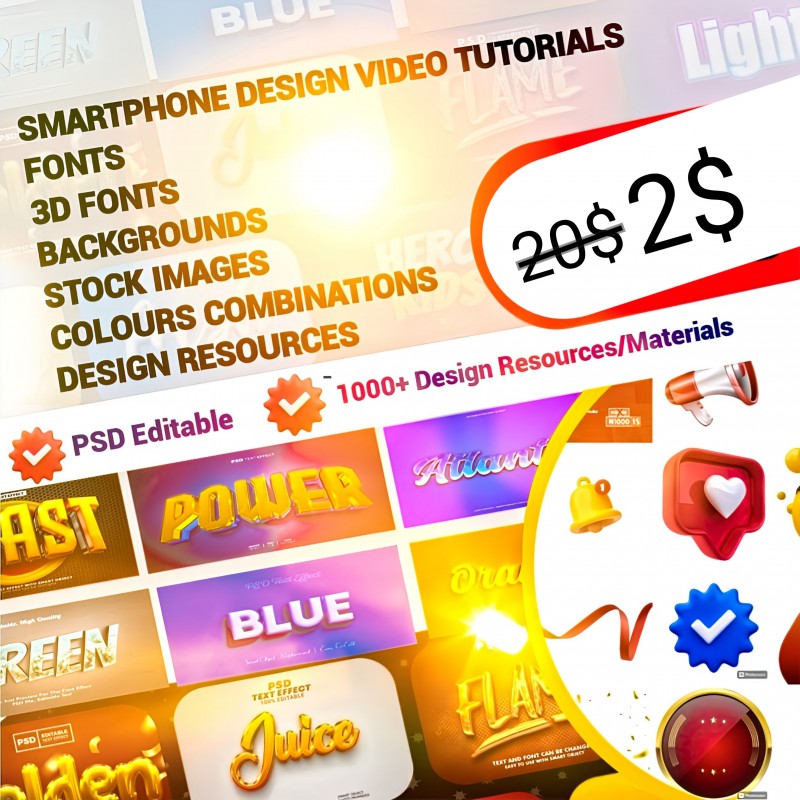 Buy PSD AND PIXELLAB TEXT EFFECTS AND RESOURCES by ocidigitals on Selar