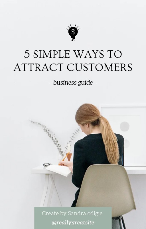 Buy Five simple ways to attract customer by Odigie Sandra on Selar
