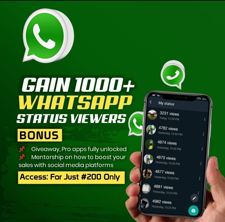 Subscribe WHATSAPP STATUS VIEWER BOOSTERS by ONLINE INCOME CRUSADER ...