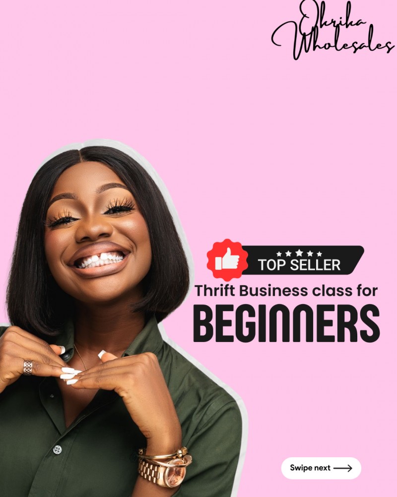 Buy SECRETS OF THRIFT BUSINESS (EXCLUSIVE MASTERCLASS) by Okrika ...