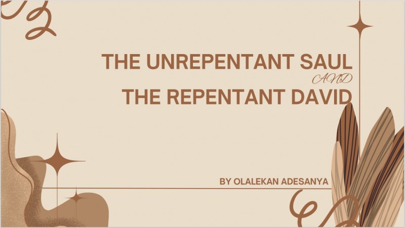Buy The Unrepentant Saul by Olalekan Adesanya on Selar
