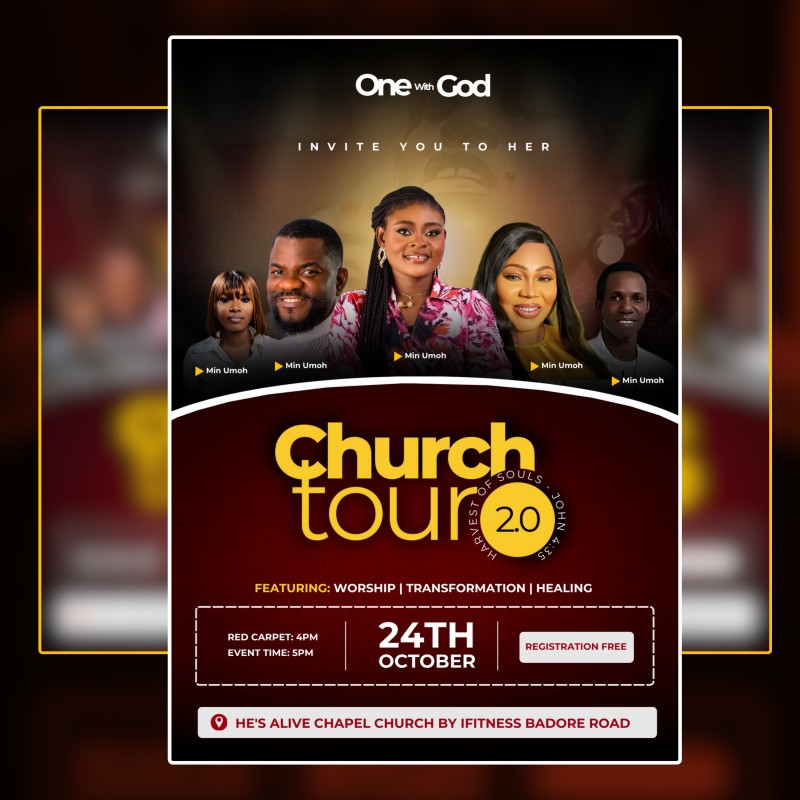 Buy Church Flyer Design Template by OLAYEMI SOLOMON .S on Selar