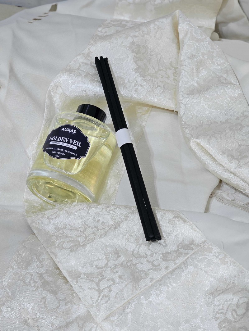 Buy Golden Veil Reed Diffuser 50ml by AURAS BY BOOM84 on Selar