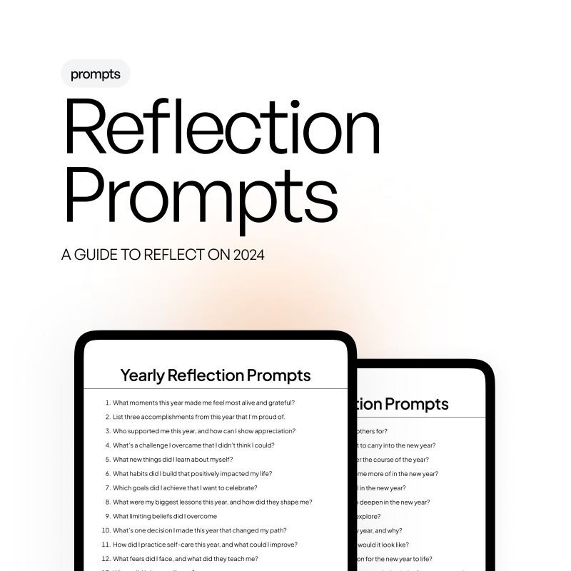 Get 2024 Reflection Prompts by Oluchi Nwenyi on Selar
