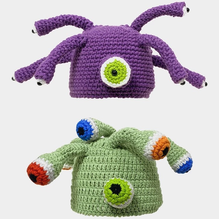 Buy Weird Knitted Beanie by Headdys on Selar