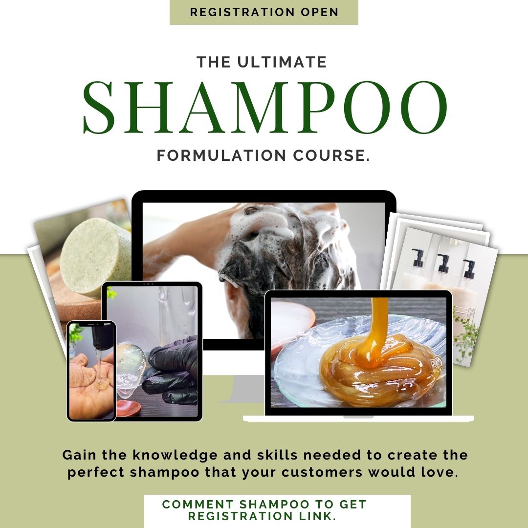 Buy SHAMPOO FORMULATION COURSE(Online) by Tenqformulationschool on Selar