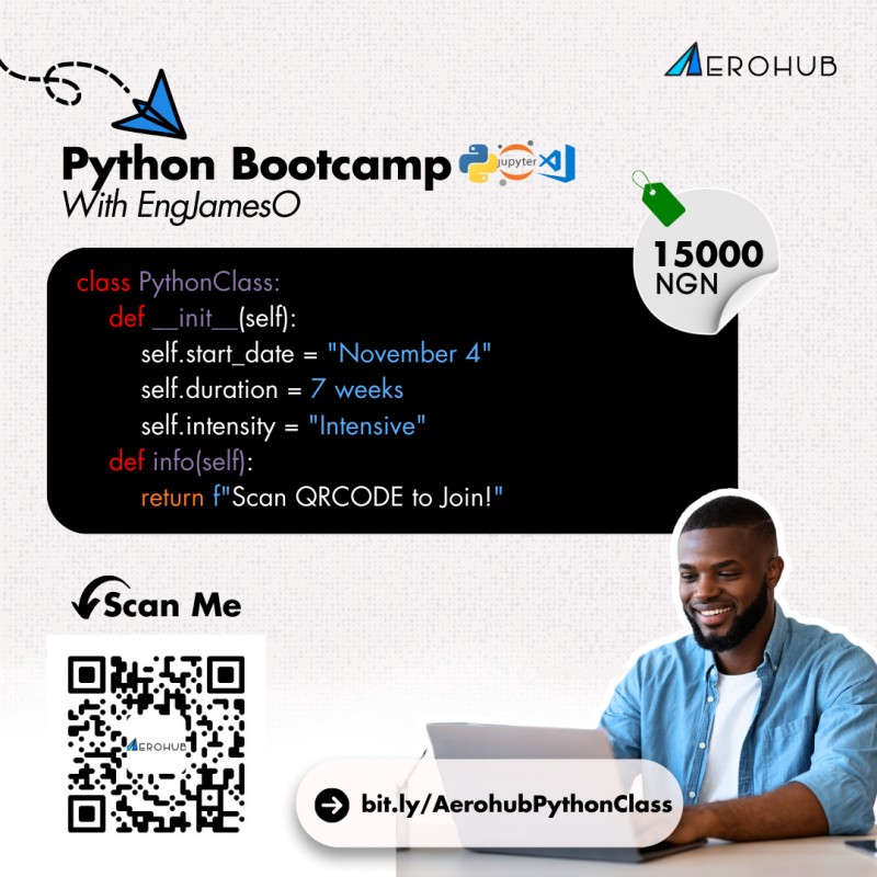 Buy Python Bootcamp by Oluwadare James on Selar
