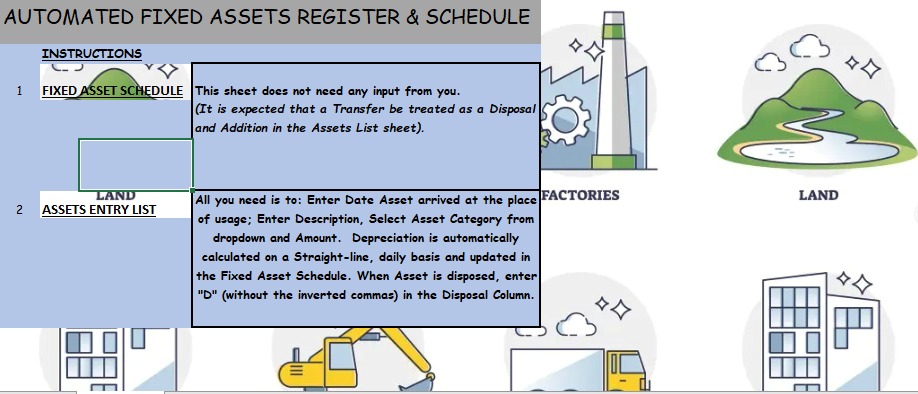 Buy INTUITIVE FIXED ASSETS REGISTER by X-Chequers on Selar