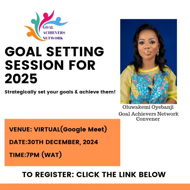 Subscribe GOAL SETTING SESSION FOR 2025 by Oluwakemi Oyebanji on Selar