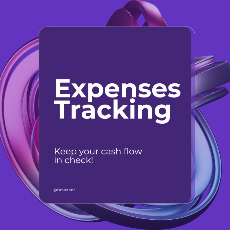Buy Expenses tracking software by Omicron3 Data solution on Selar