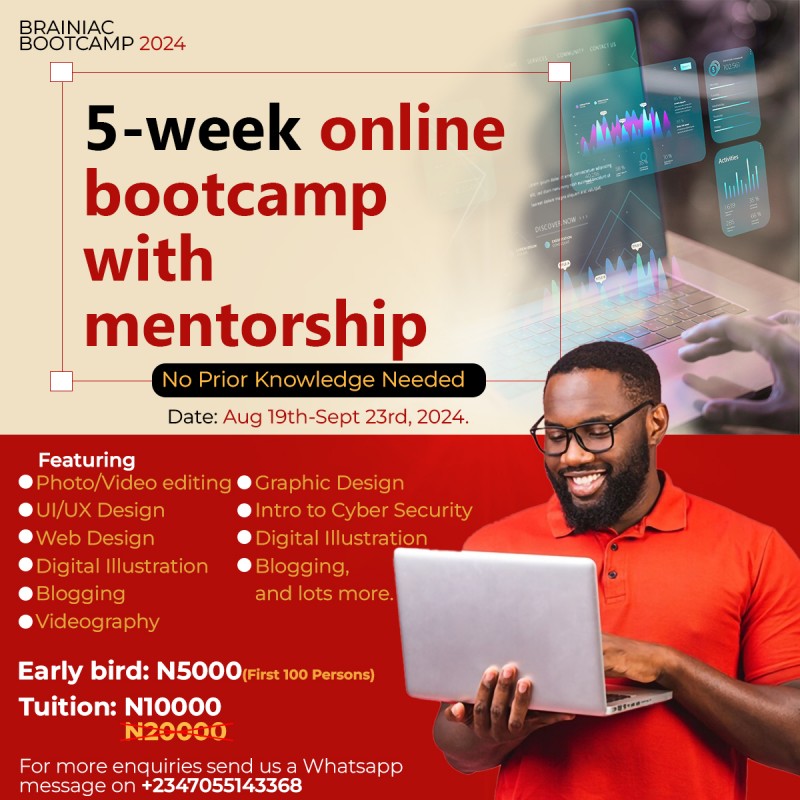 Get Brainiac Boot camp 2024 by Omoregie Obosaye on Selar