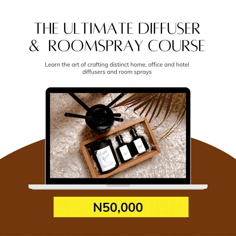 Buy THE ULTIMATE DIFFUSER & ROOM SPRAY (VIDEO COURSE) by Omosi Ng on Selar
